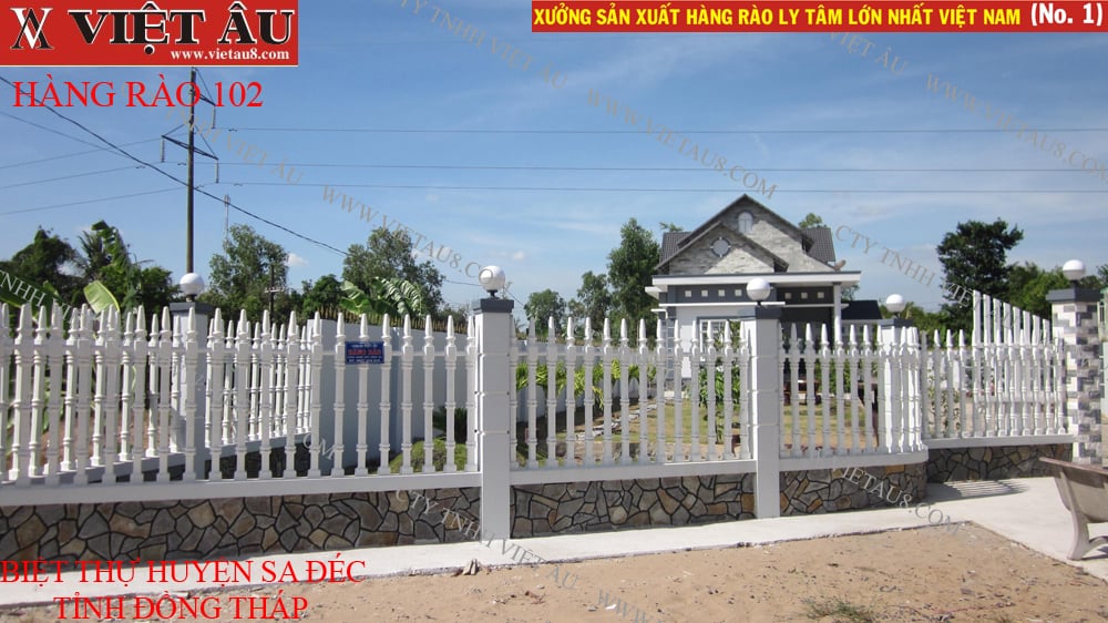 Mẫu hàng rào biệt thự đẹp